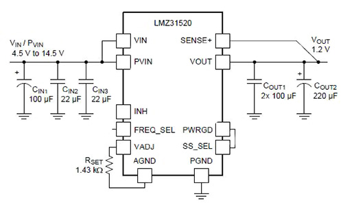 Generating Low Output Voltage at High Output Current from a Switched Step-Down DC/DC Topology ...